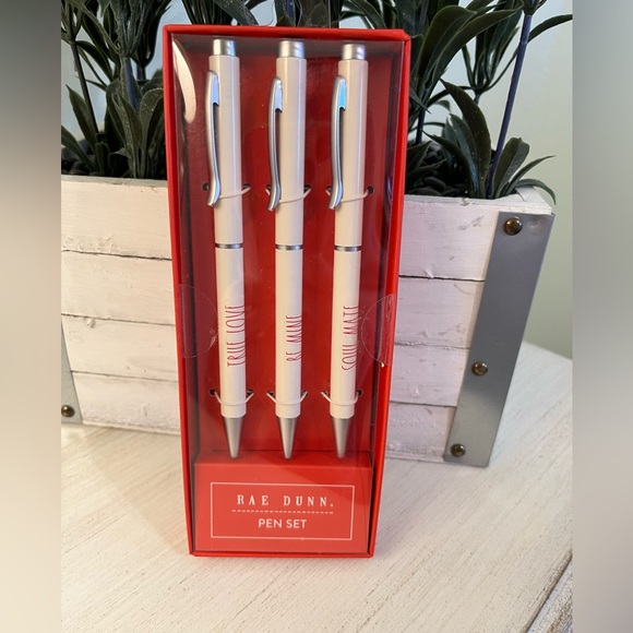 Rae Dunn | Office | Valentines Day Rae Dunn True Love Pen Set | Poshmark